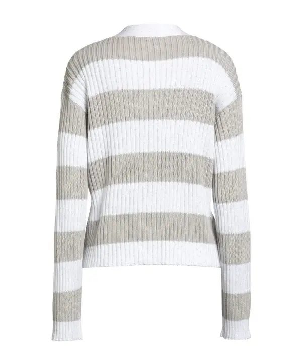 Brunello Cucinelli Striped Knit Sweater