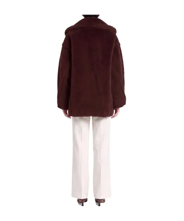 Max Mara Solid-colored Lambskin Coat