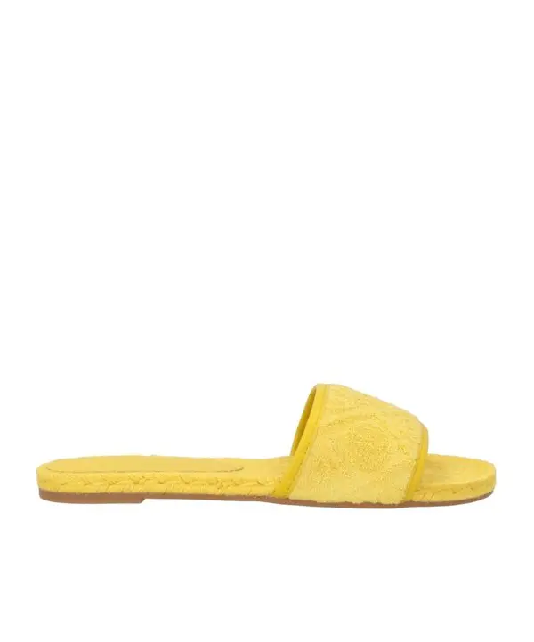 Tory Burch Minimalist Solid-color Slippers - Yellow