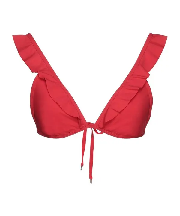 Tory Burch Solid-colored Bikini Top - Red