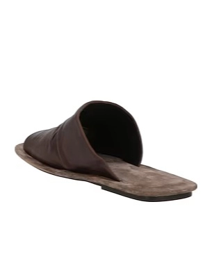 Brunello Cucinelli Minimalist Solidcolor Slide Sandals