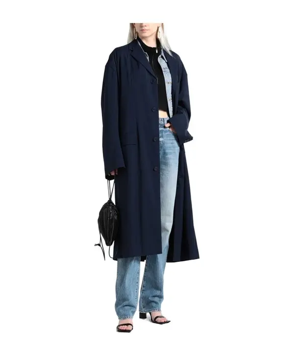 Balenciaga Solid-colored Long-sleeved Suit Jacket