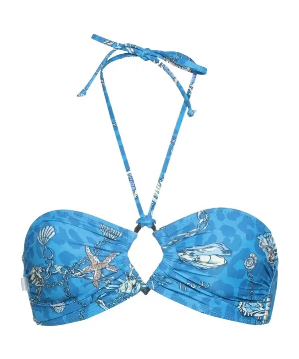 GANNI Stretchy Colorful Bandeau Bikini