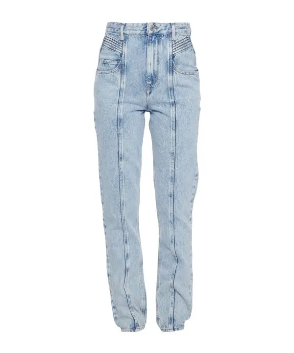 Isabel Marant Étoile Light-wash Straight-leg Jeans - Blue