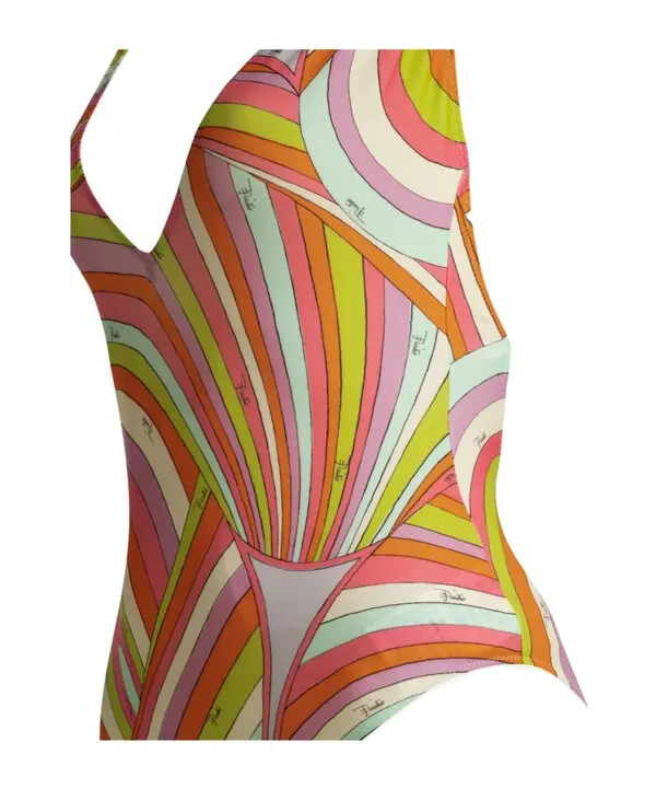 Emilio Pucci Spaghetti-strap One-piece Swimsuit