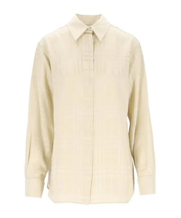 Burberry Check Silk Shirt