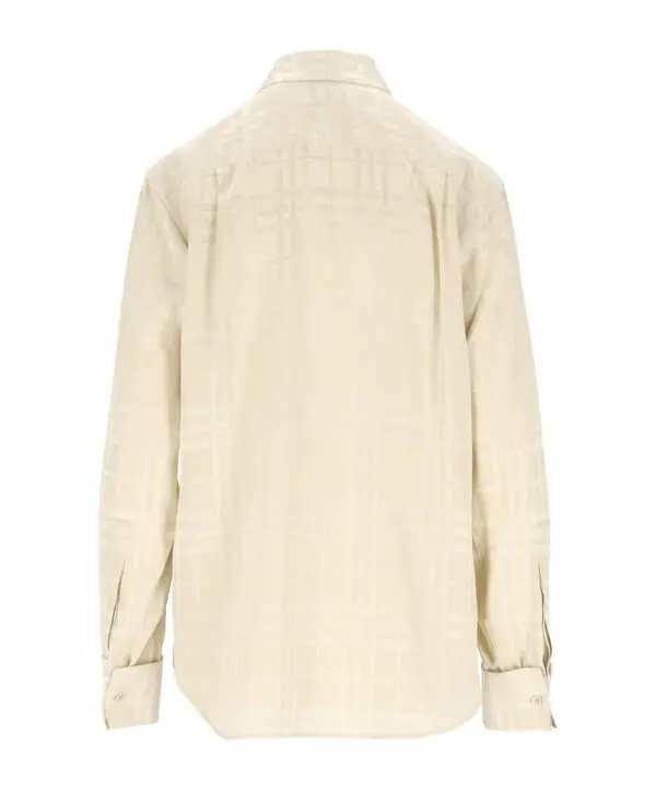 Burberry Plaid Silk Shirt
