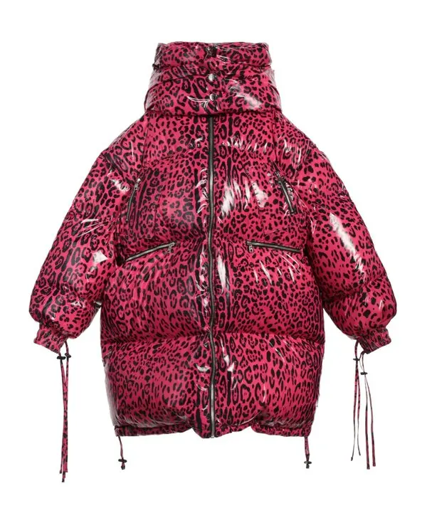 Dolce & Gabbana Leopardprint Longsleeve Outerwear - Red