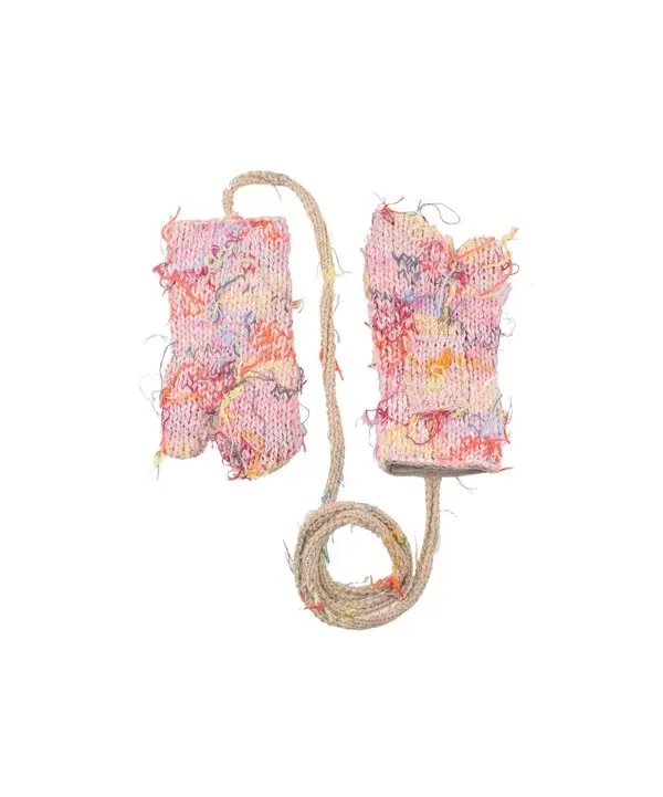 MAISON MARGIELA Multicolour Gloves - Pink