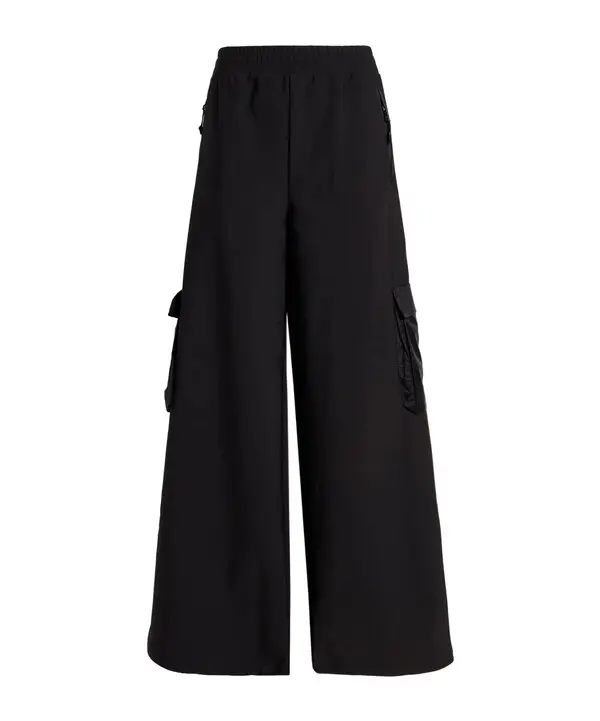 Max Mara Solid Color Casual Trousers - Black