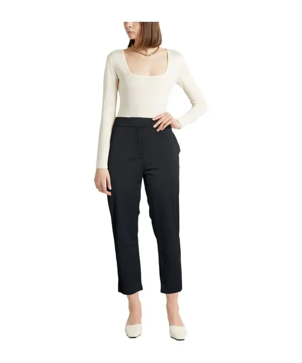 Max Mara Solid Color Casual Trousers