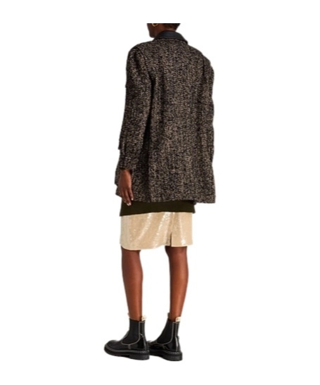 Max Mara Two-color Wool Coat