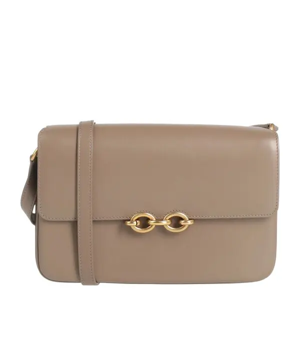 Saint Laurent Solid Crossbody Bags - Brown