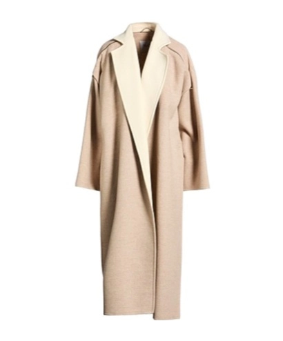 Max Mara Single-breasted Woolen Overcoat