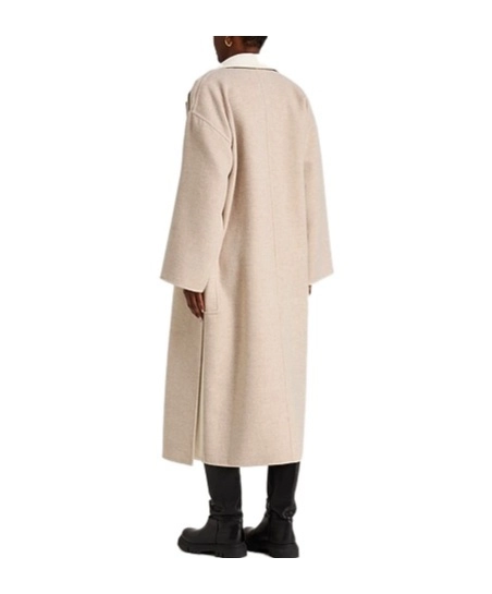 Max Mara Single-breasted Woolen Overcoat