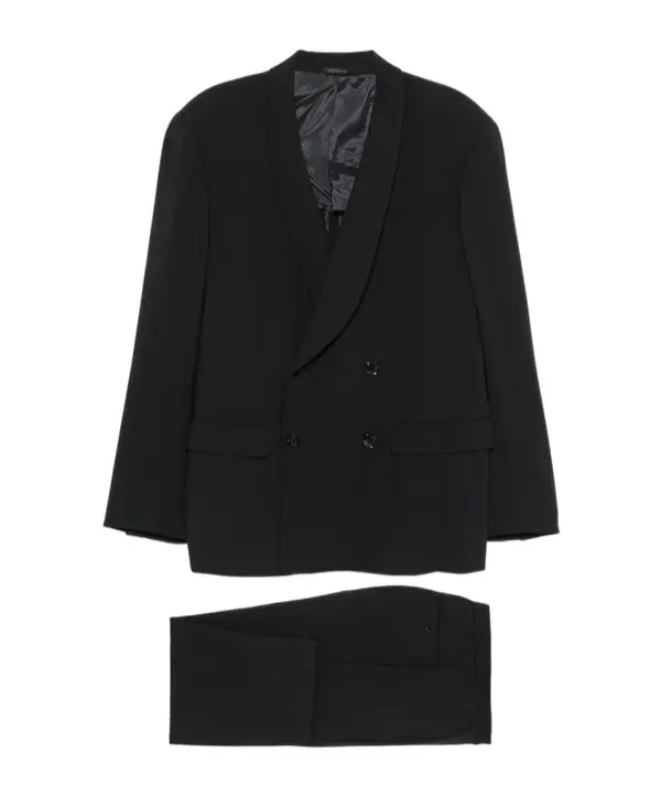Giorgio Armani Two-piece Set: Long-sleeve Suit Jacket And Trousers
