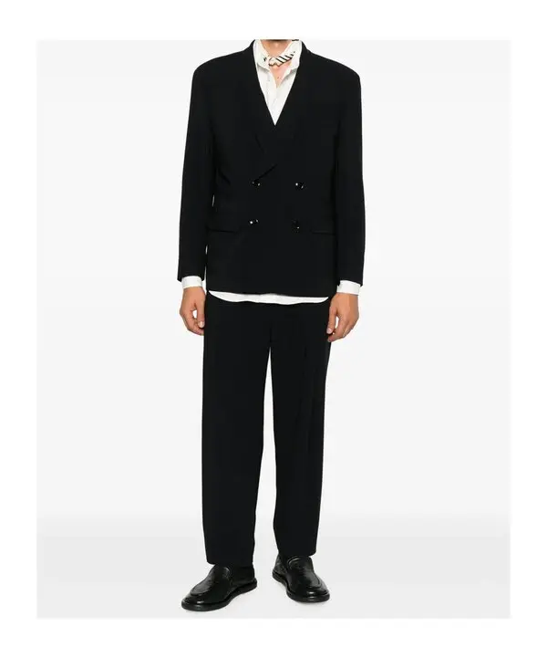 Giorgio Armani Two-piece Set: Long-sleeve Suit Jacket And Trousers
