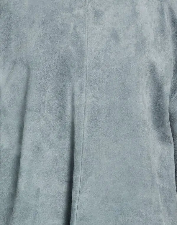 Max Mara Minimalist Suede Short-sleeve Top