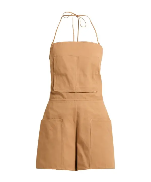 Max Mara Solid Color Playsuits