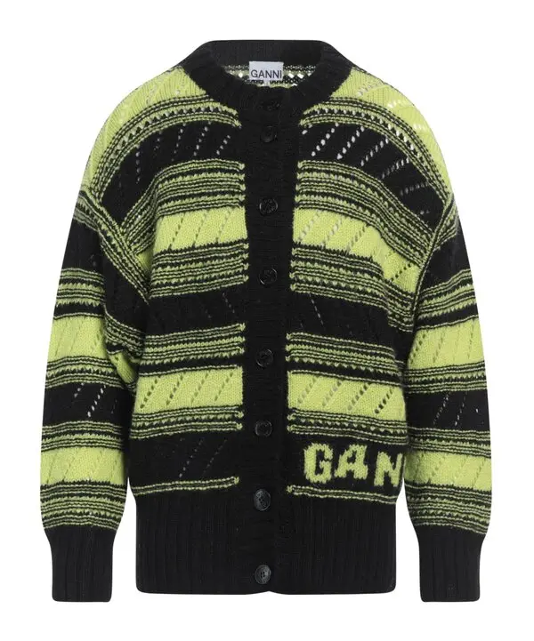 GANNI Twotone Knit Longsleeve Top