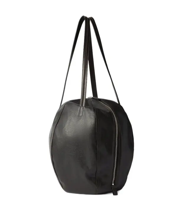 LEMAIRE Helmet Bag In Grained Paper Leather