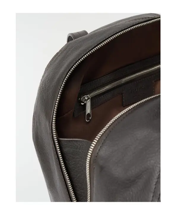LEMAIRE Helmet Bag In Grained Paper Leather
