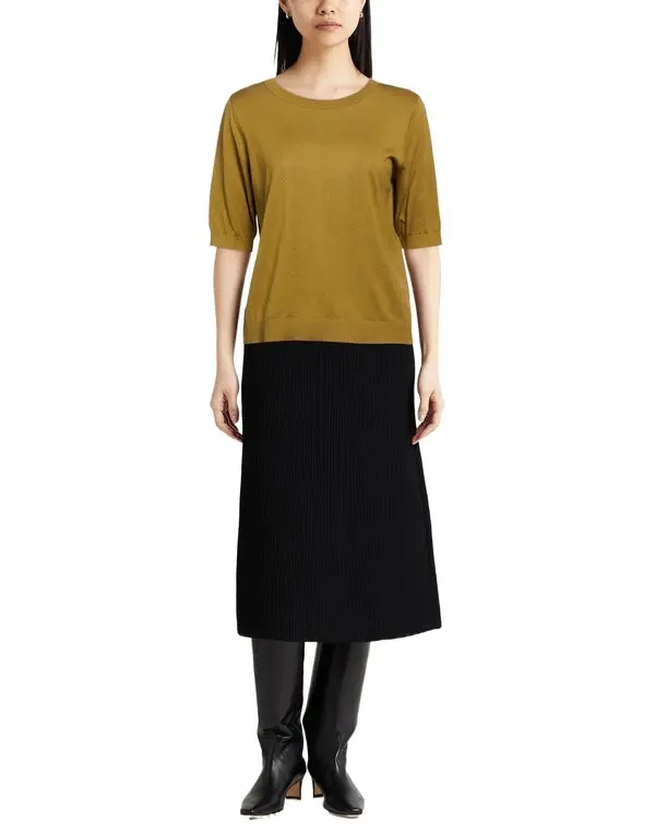 Max Mara Minimalist Short-sleeve Knit Top