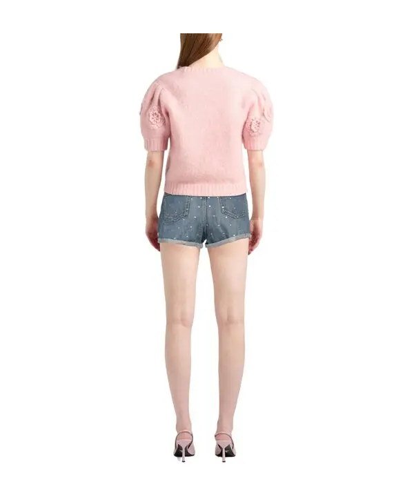 Saint Laurent Mid- Denim Shorts