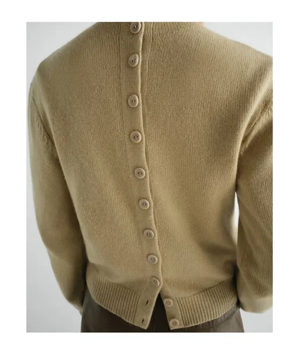 LEMAIRE Reversible Buttoned Jumper - Linden