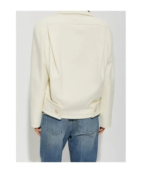 Stella McCartney Double-breasted Coat - Off White