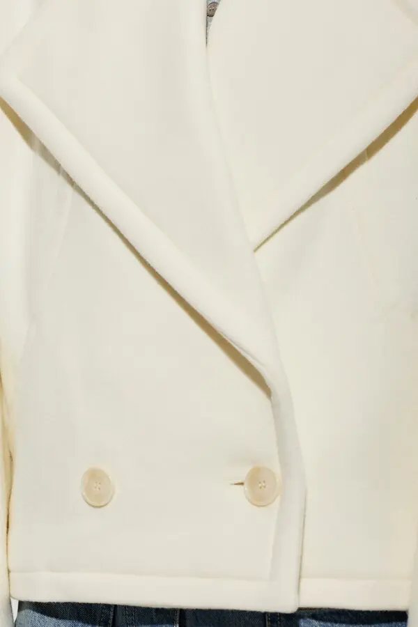 Stella McCartney Double-breasted Coat - Off White