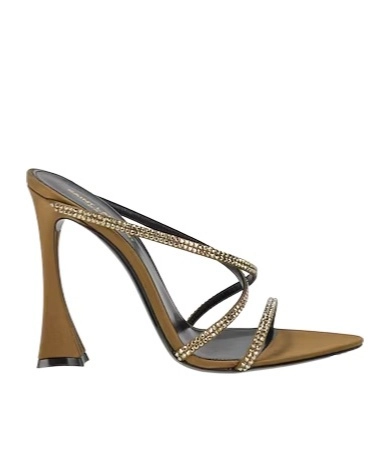 Saint Laurent Rhinestone Highheeled Sandals