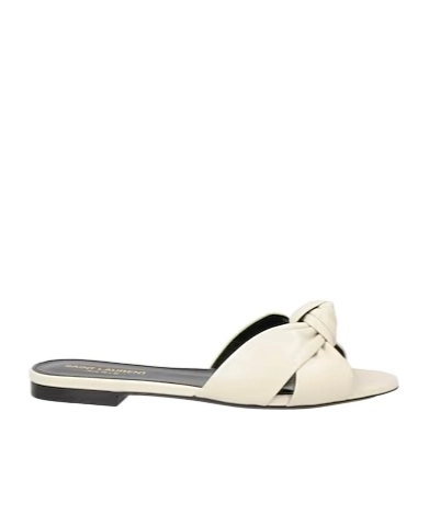 Saint Laurent Minimalist Roundtoe Slippers