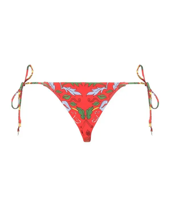 Tory Burch Floral Bikini Bottoms - Red