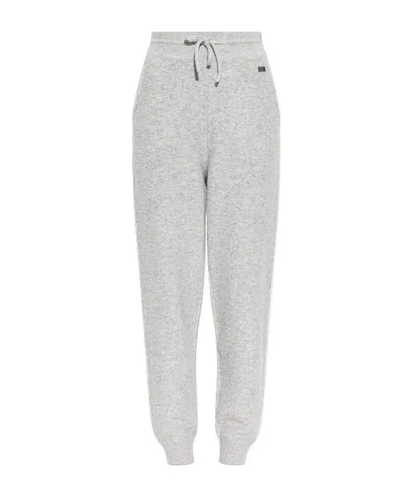 Victoria Beckham Drawstring Casual Pants - Grey