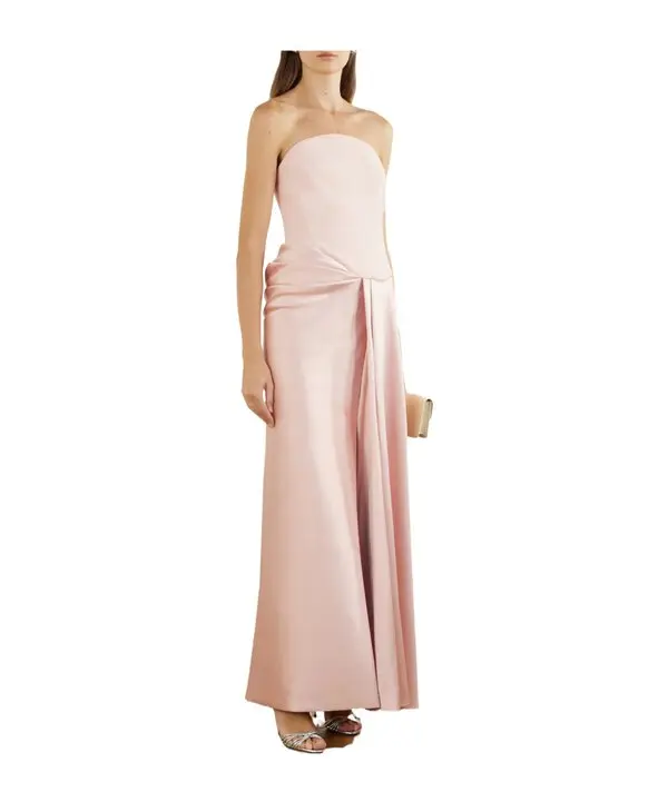 Solace Strapless Crepe Gown