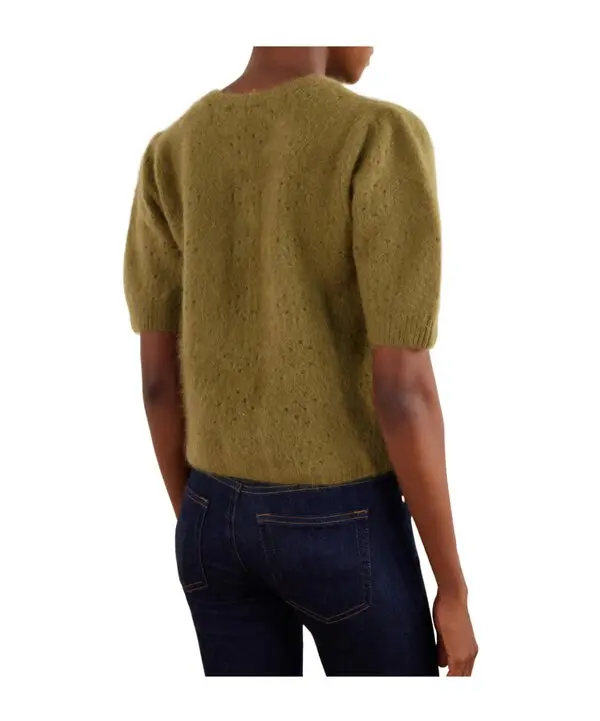 FRAME Wool And Cashmere-blend Cardigan