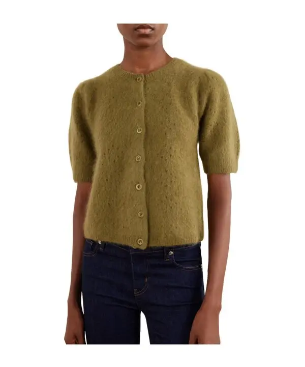 FRAME Wool And Cashmere-blend Cardigan - No