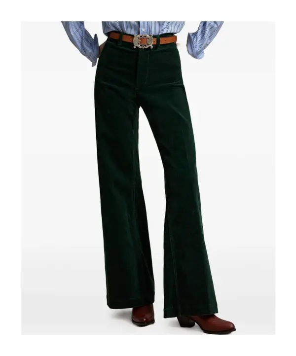 Polo Ralph Lauren Beaton Corduroy Flared Trousers - Green