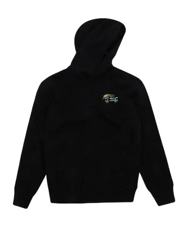 Off-White Arrow Scribble' Hoodie - Black