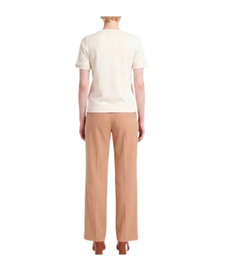 Max Mara Minimalist Short-sleeve Knit Top