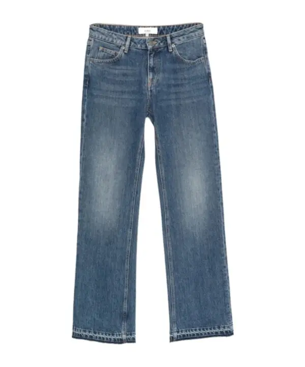 Ba&sh Faded-detail Denim Trousers