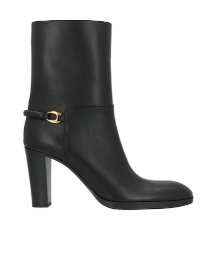 Saint Laurent Minimalist Blockheel Ankle Boots
