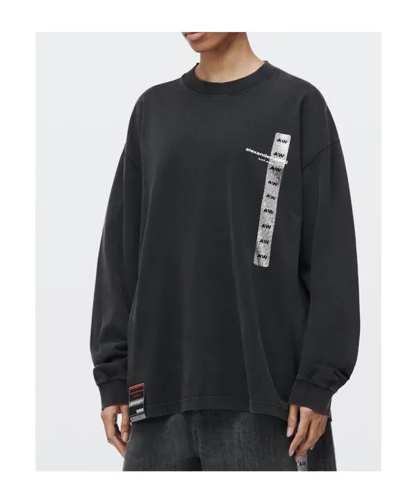 Alexander Wang Graphic Long Sleeve Tee