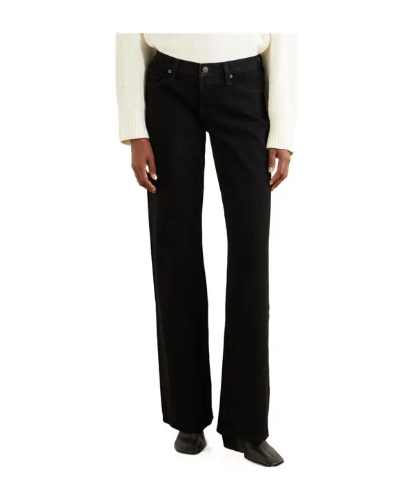 FRAME Low-rise Wide-leg Jeans