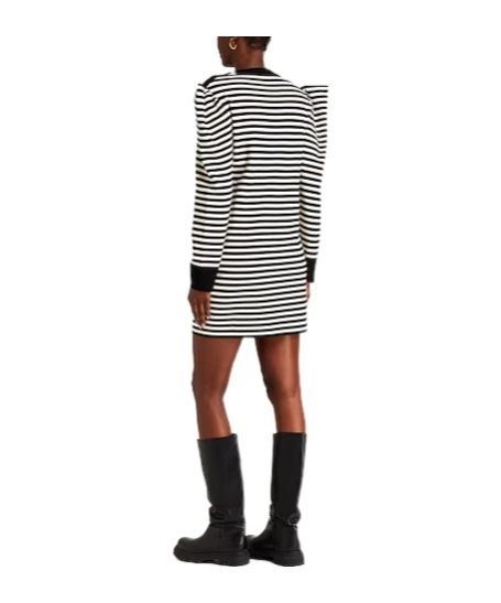 Max Mara Striped Long-sleeve T-shirt Dress