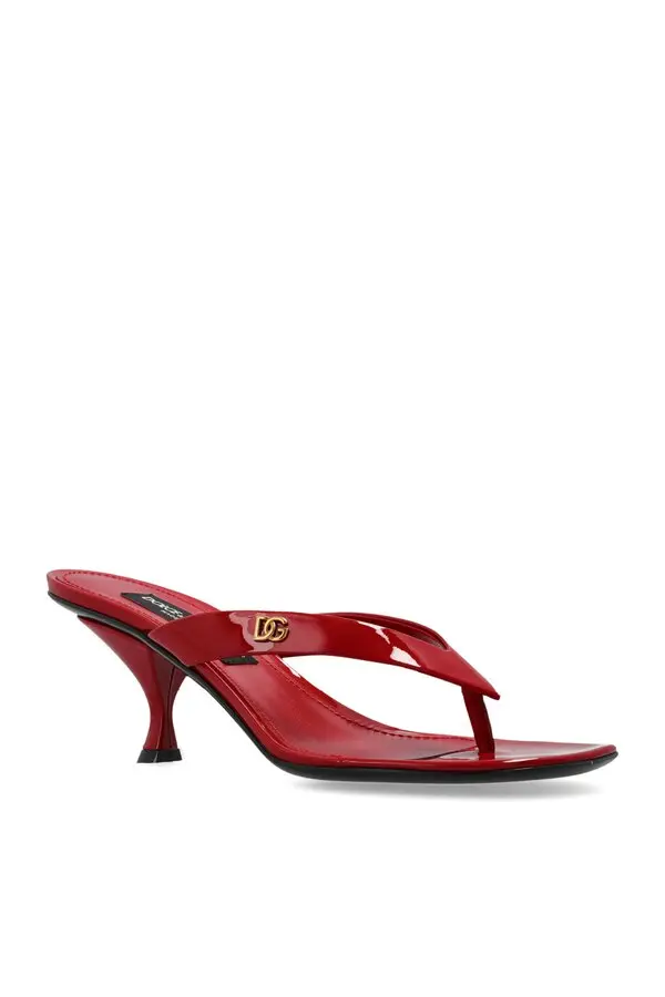 Dolce & Gabbana Logo High-heeled Sandals