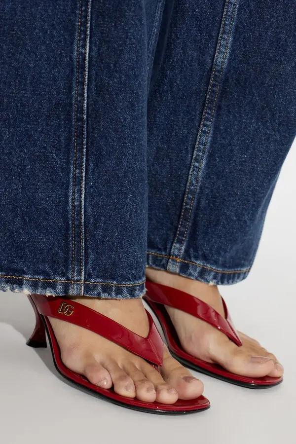 Dolce & Gabbana Logo High-heeled Sandals