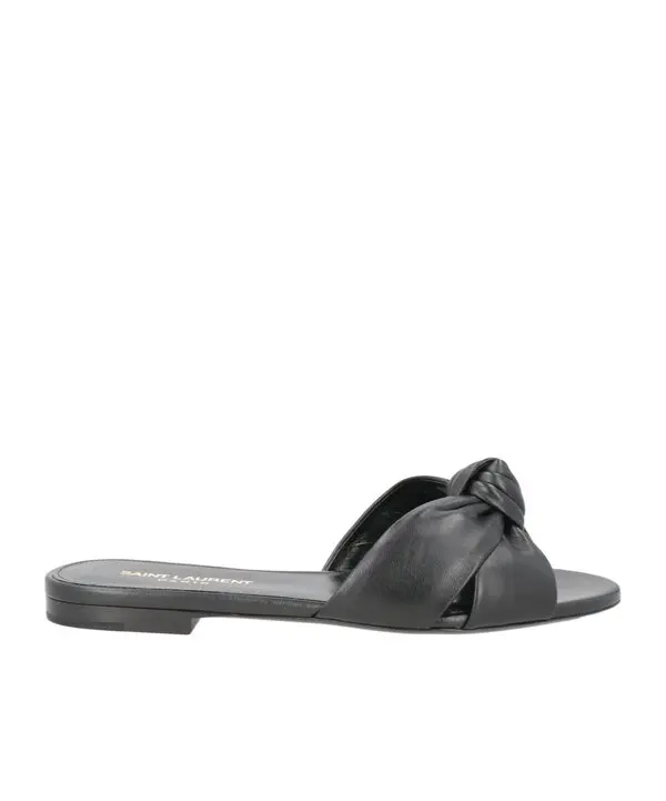 Saint Laurent Minimalist Roundtoe Slippers
