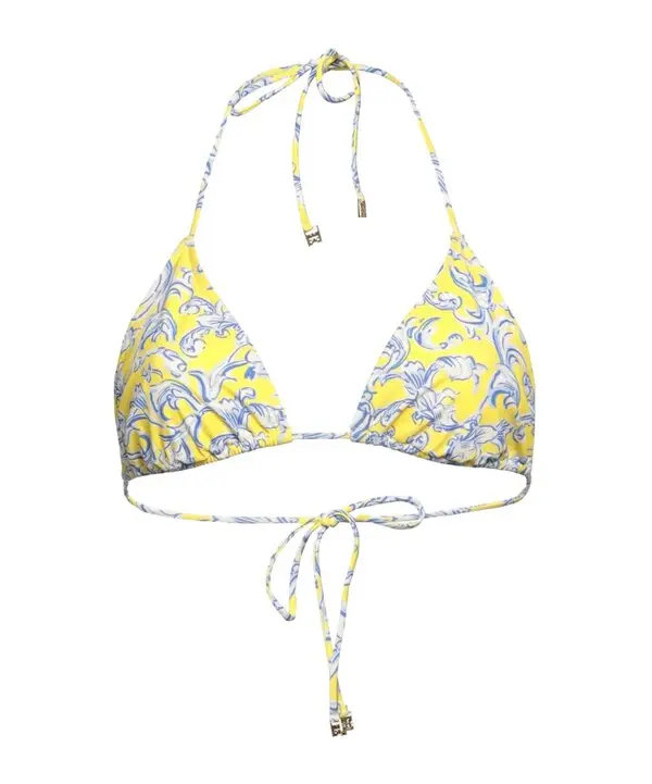 Tory Burch Triangle Floral Bikini - Yellow